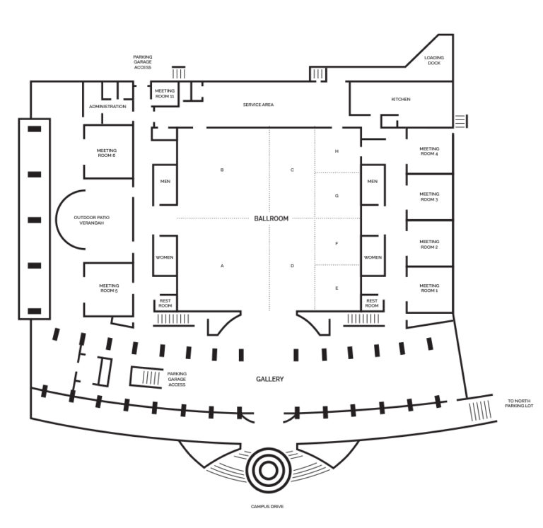 Floor Plans & Capacities – Hurst Conference Center